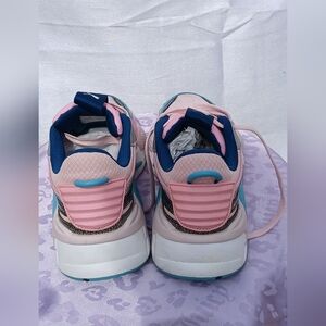 Puma | Shoes | Puma Rsx Aurora Glitter Lace Up Youth Girls Pink ...